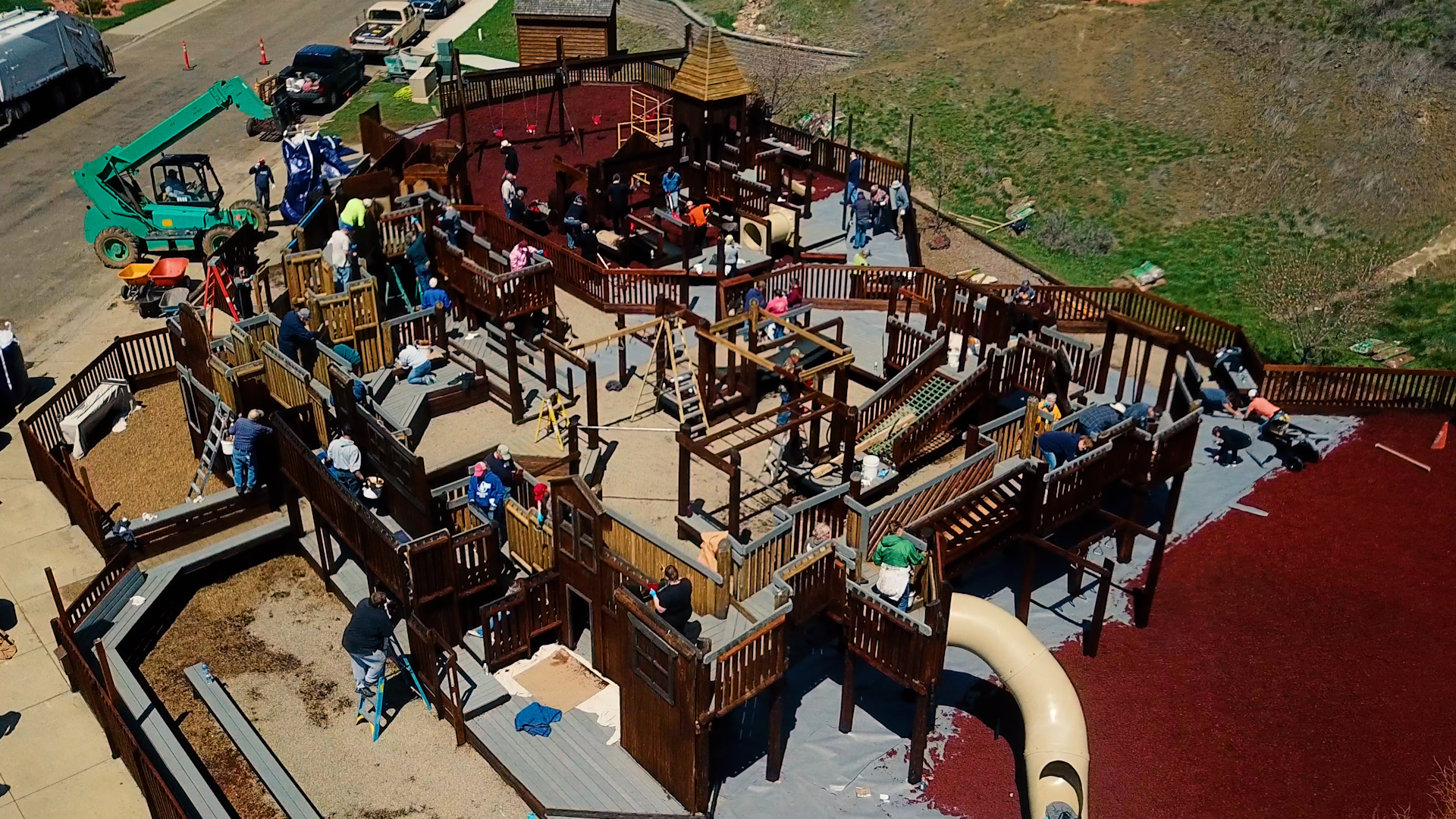Volunteers Refresh the Medora Children's Park | TRMF